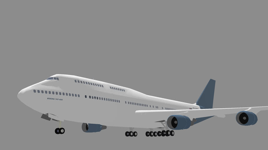 A simple 747-400 | 3D Warehouse