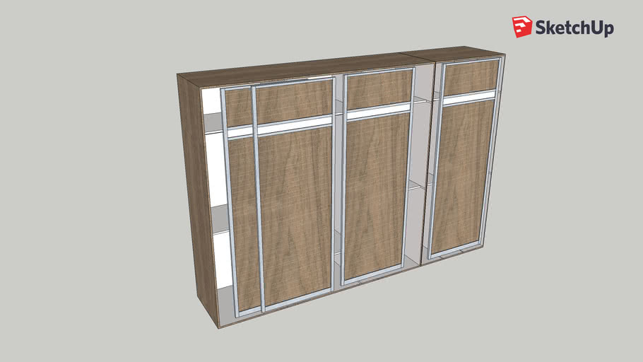 wooden cupboard | 3D Warehouse