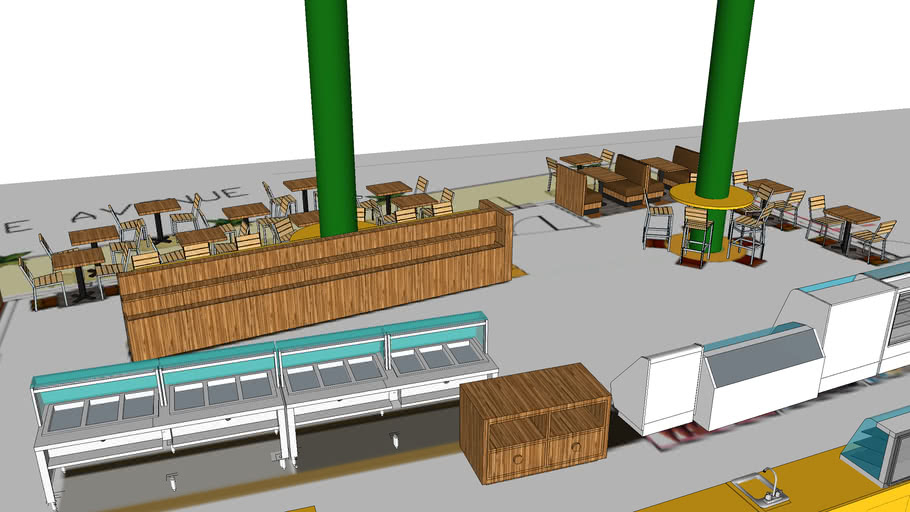 Cashier Station | 3D Warehouse