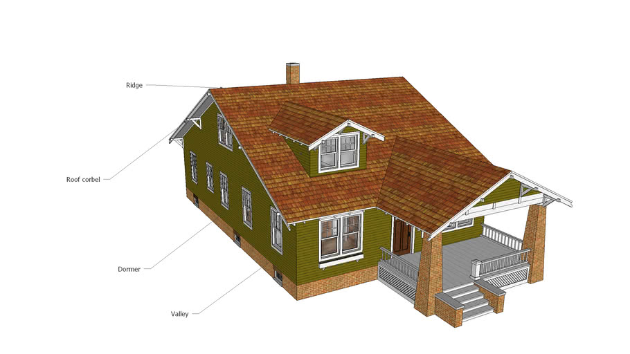 gable W/ dormer | 3D Warehouse
