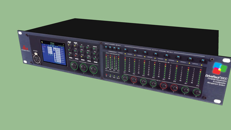 DBX DriveRack 4800 | 3D Warehouse