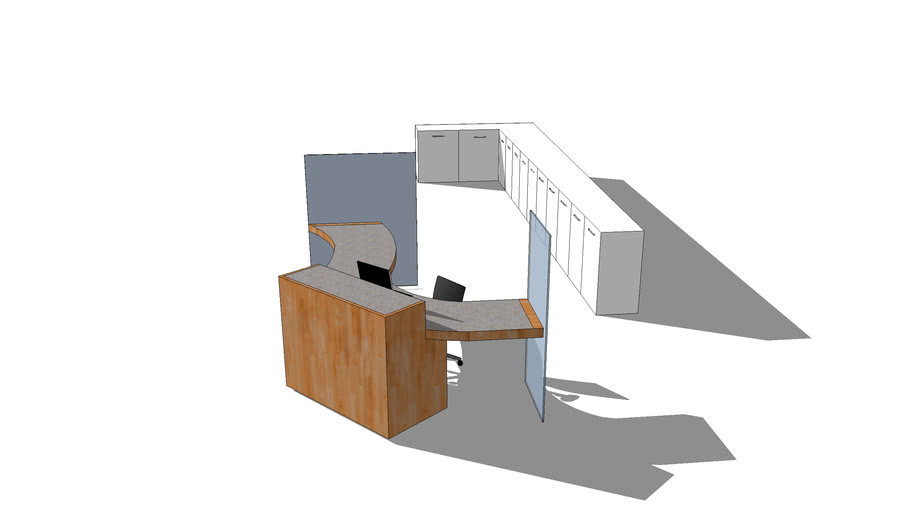 Reception Desk | 3D Warehouse