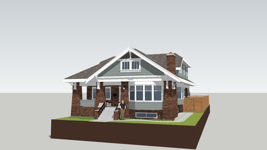 Chicago Craftsman Bungalow | 3D Warehouse