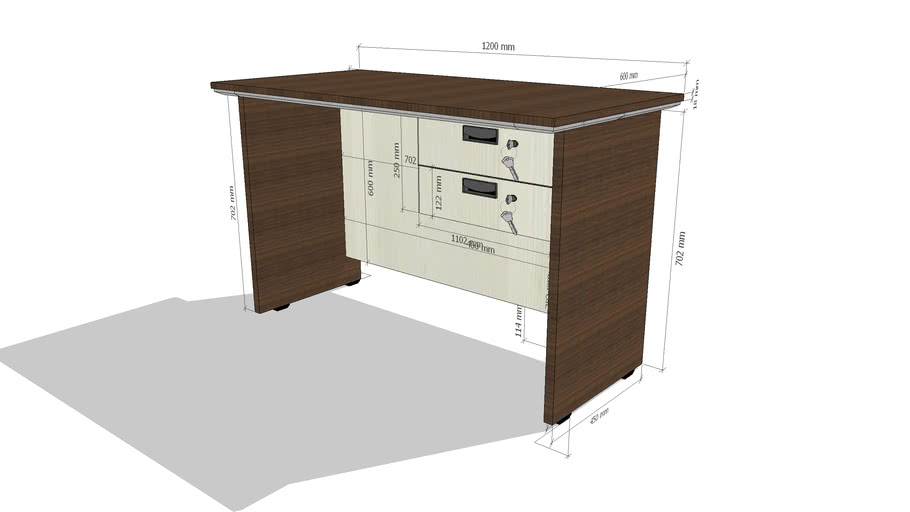 CABIN TABLE 1200X600 | 3D Warehouse
