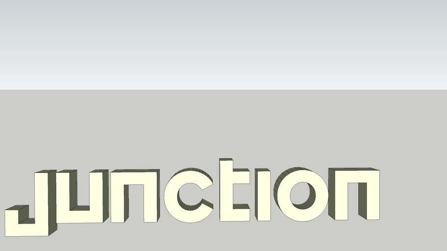 Junction Logo Green | 3D Warehouse