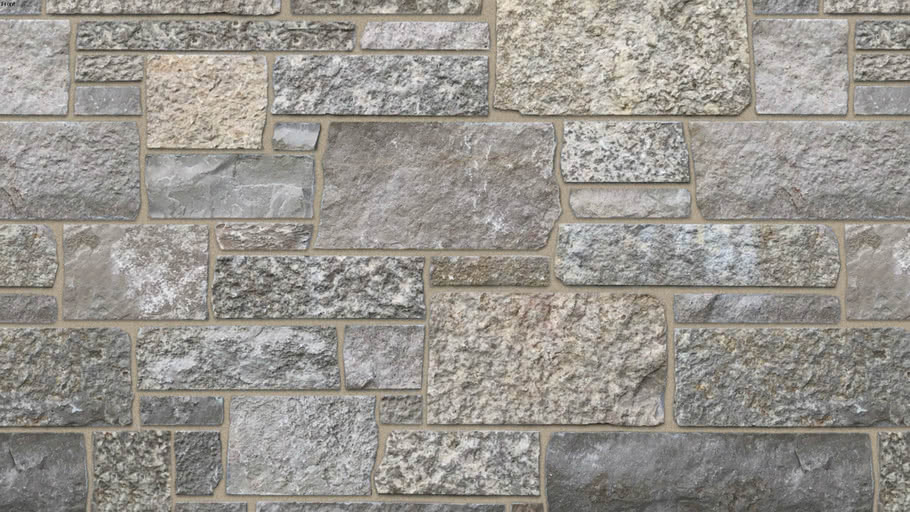 'Oakfield Niagara Ledge' (Medium Buff Joint) Seamless Natural Stone ...