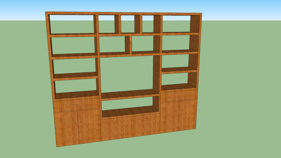 Mueble, modular para living | 3D Warehouse