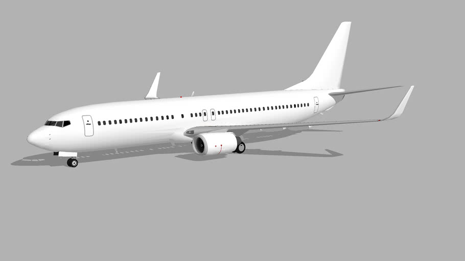 Template - Boeing 737-800 (normal winglets) | 3D Warehouse