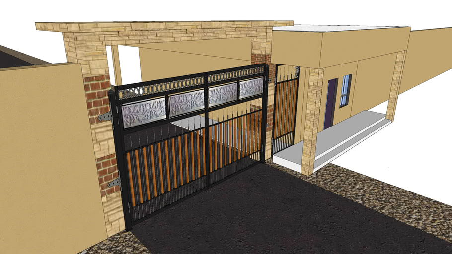 Entry Gate & Guard Room | 3D Warehouse