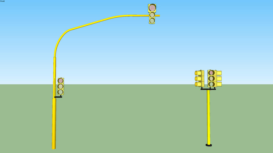 Colección de Semáforos Led. | 3D Warehouse