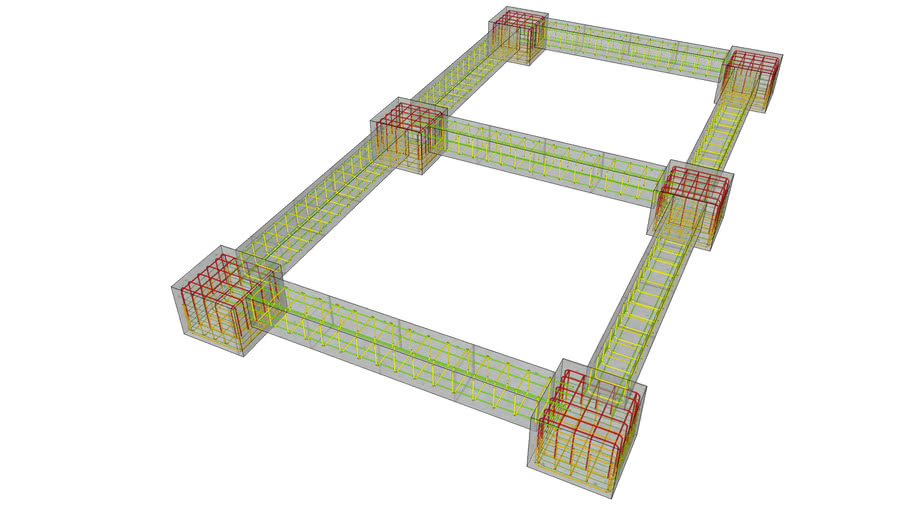 Base& Beam(Reinforced)-03 | 3D Warehouse