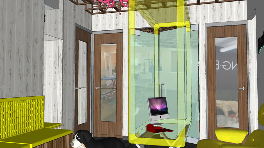 Reception for Pet Care Store | 3D Warehouse