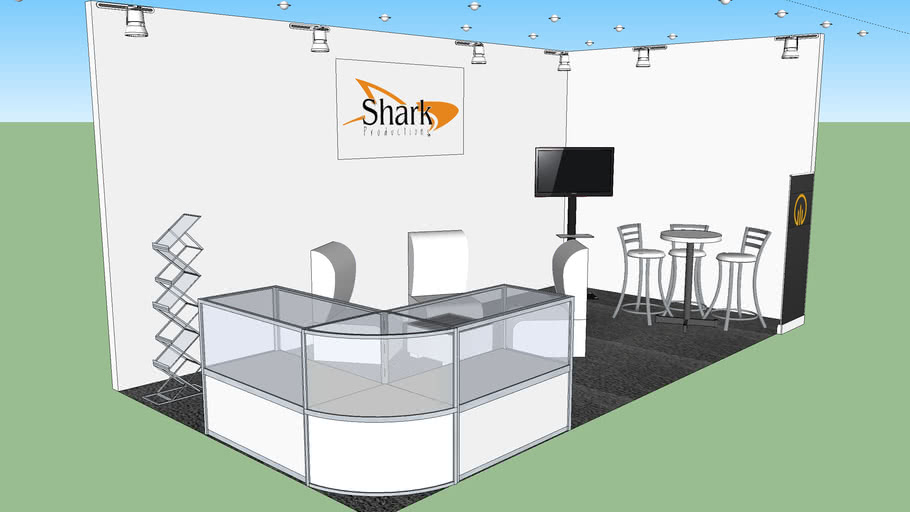 Stand 6x3 L | 3D Warehouse