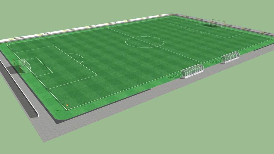 Soccer field ver.2 | 3D Warehouse