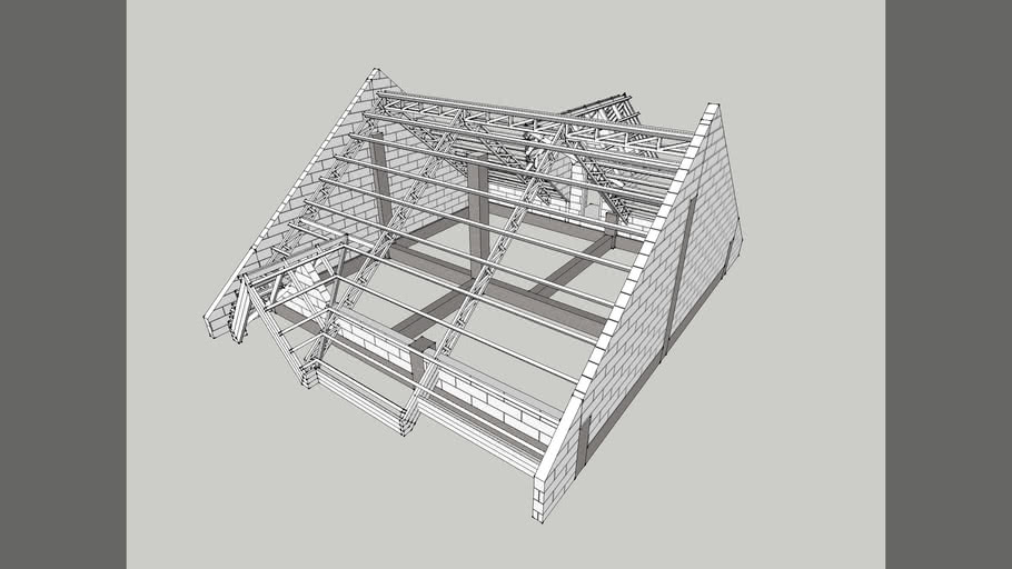 Roof framing | 3D Warehouse