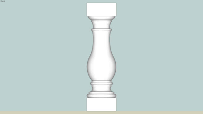 Ionic baluster 1 | 3D Warehouse