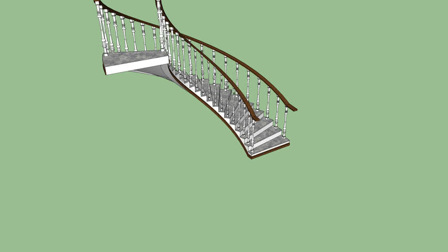 Curve Stair | 3D Warehouse