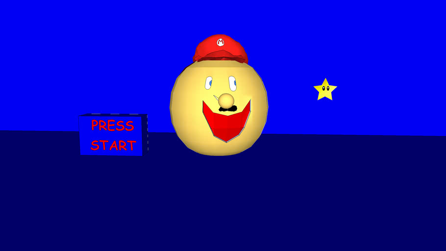 Super Mario 64 start screen 2 | 3D Warehouse