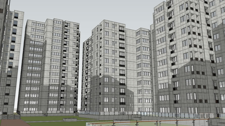 Cluster Apartment | 3D Warehouse