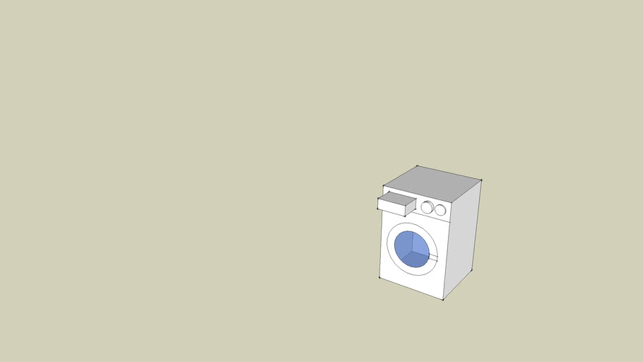 washing machine | 3D Warehouse