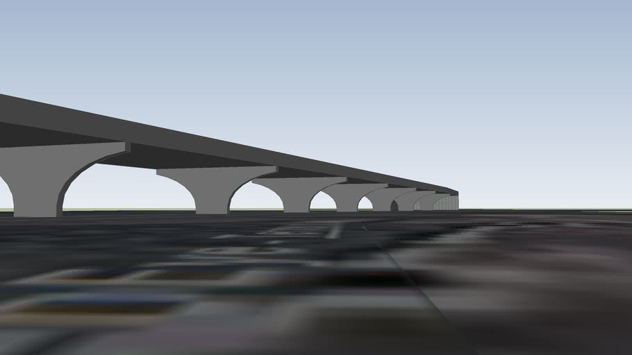 Majura Gate Flyover Bridge, Surat | 3D Warehouse