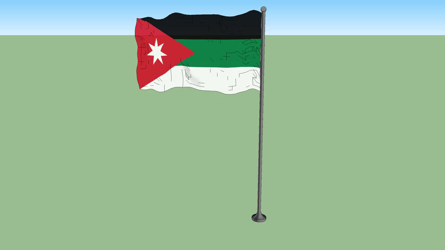 Flag of the Arab Kingdom of Syria (1920) | 3D Warehouse
