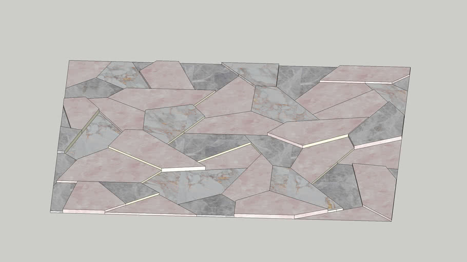 marble pattern wall | 3D Warehouse