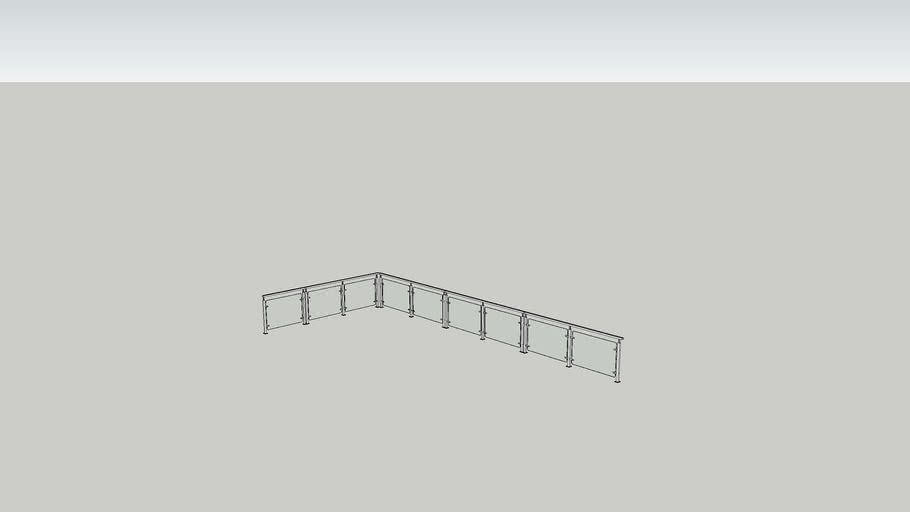 MN glass rail | 3D Warehouse