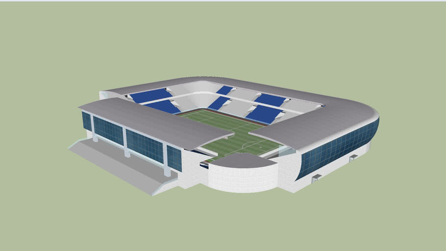 A SIMPLE SOCCER STADIUM -DETAILED-(UNFINISHED) | 3D Warehouse