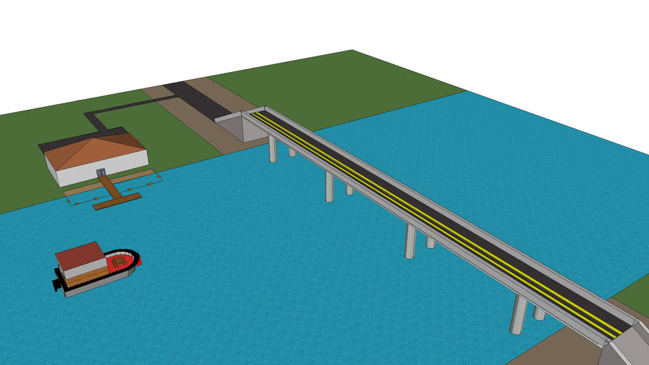 River Scene | 3D Warehouse