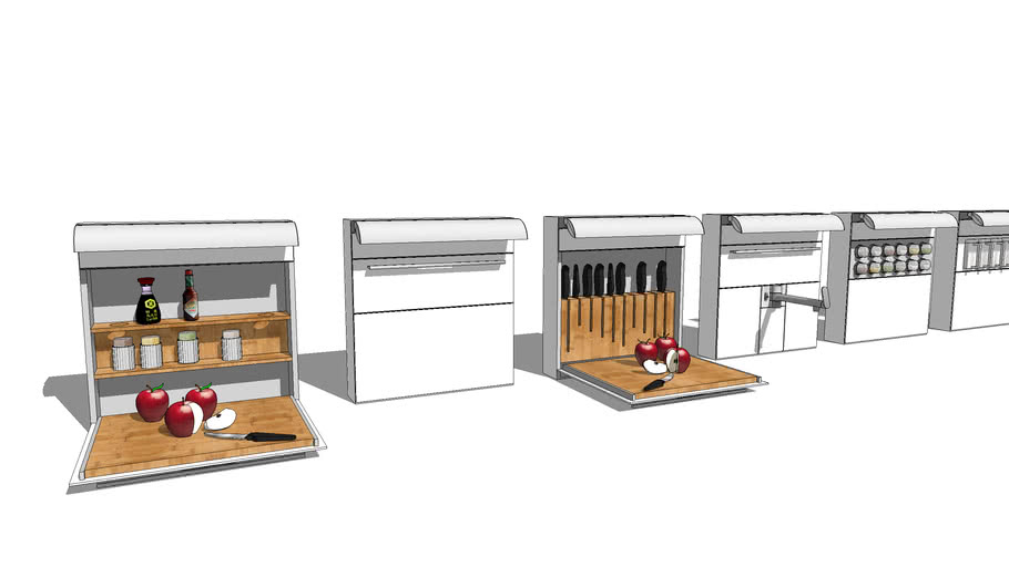 Bulthaup b3 Function Boxes | 3D Warehouse