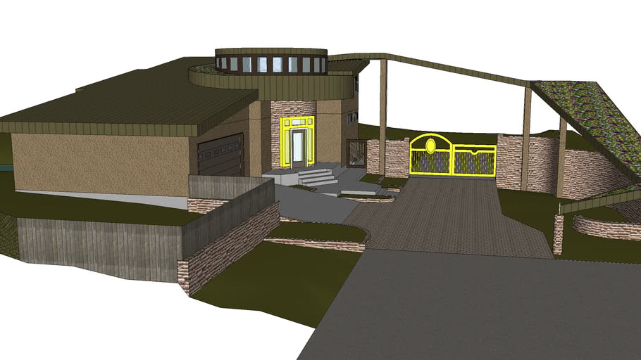 Modern Farm Gate House | 3D Warehouse