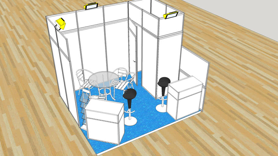 4x3 Octanorm Stand | 3D Warehouse