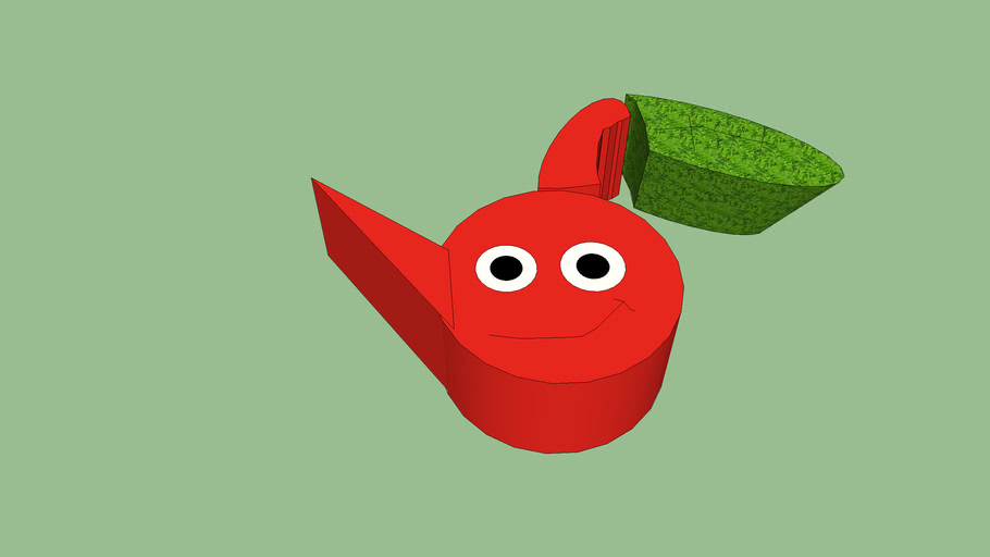 Steve the red pikmin | 3D Warehouse