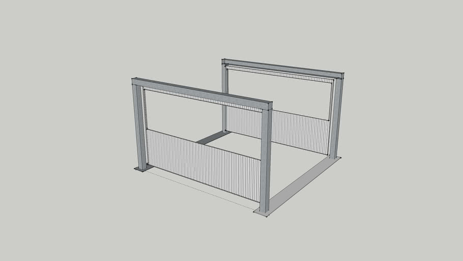 Level crossing gate | 3D Warehouse