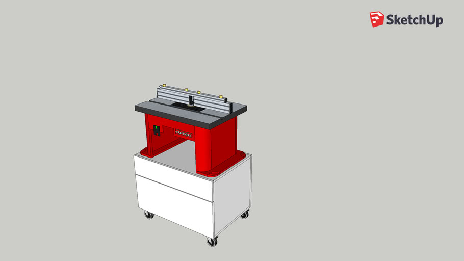 Router table on wheels | 3D Warehouse