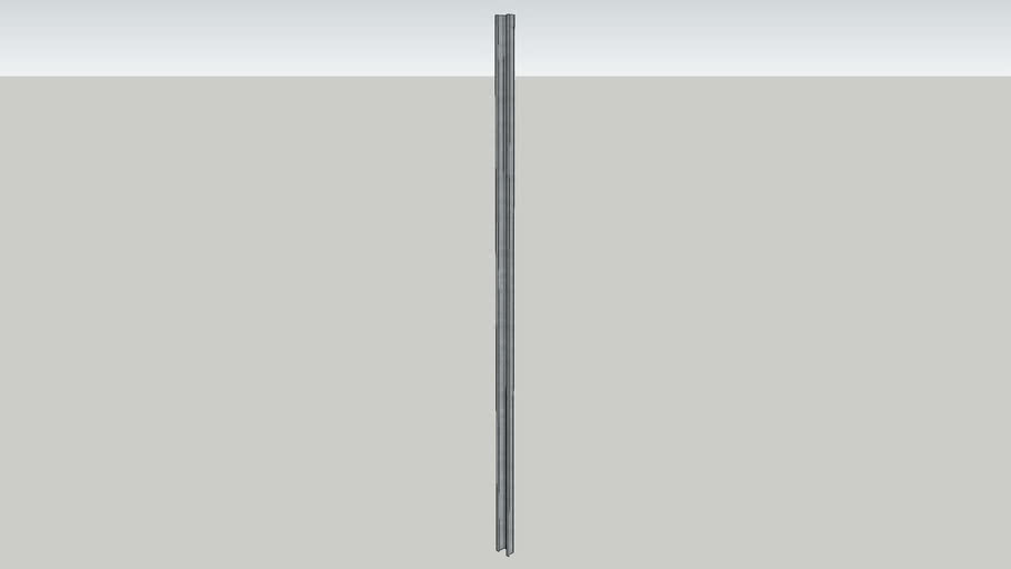 Rondo 129 Furring channel | 3D Warehouse