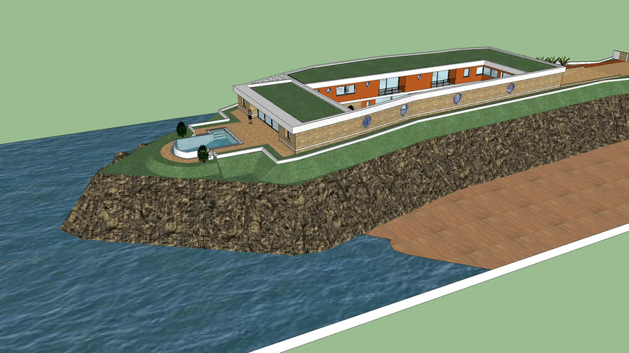 maison contemporaine en bord de mer | 3D Warehouse
