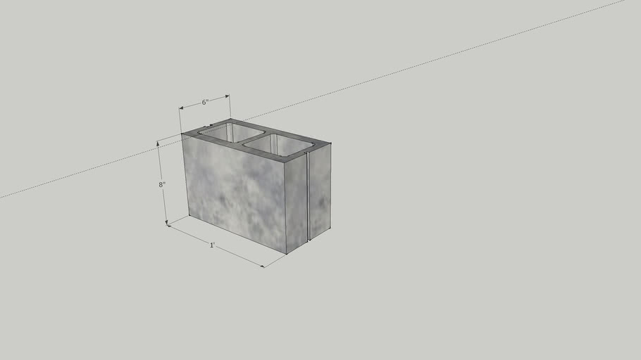 Concrete block | 3D Warehouse