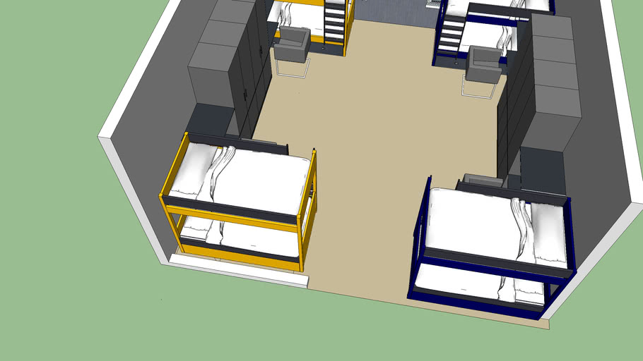 New Hostel block | 3D Warehouse