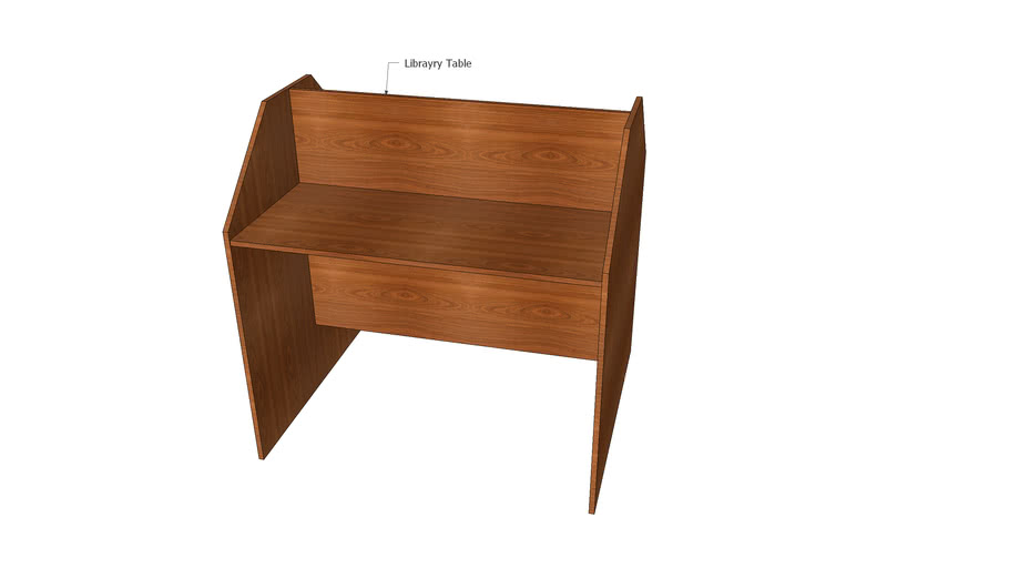 Library Table | 3D Warehouse
