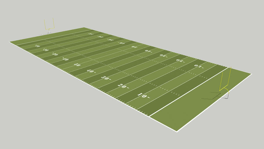 Football Field | 3D Warehouse