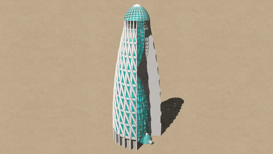 Spiral Tower design | 3D Warehouse