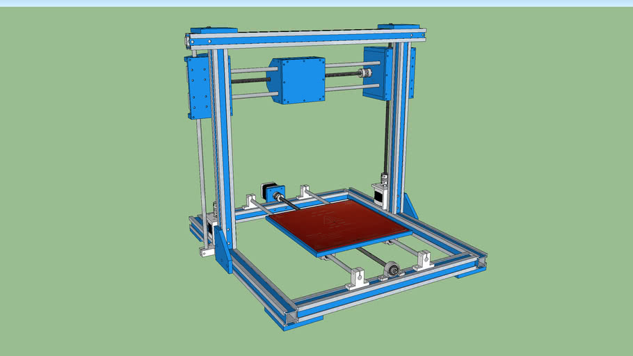 IMPRESORA 3D MOD1 - ALUMINIO | 3D Warehouse