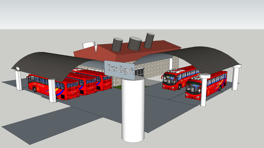 bus depot | 3D Warehouse