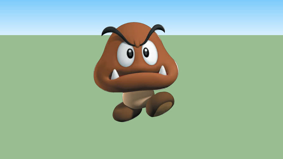 Goomba 2D face-me | 3D Warehouse