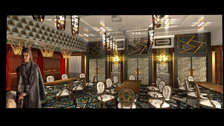 Restaurant private room | 3D Warehouse