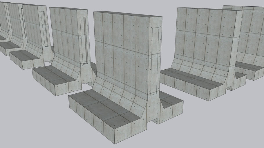 Interlocking Retaining Walls | 3D Warehouse