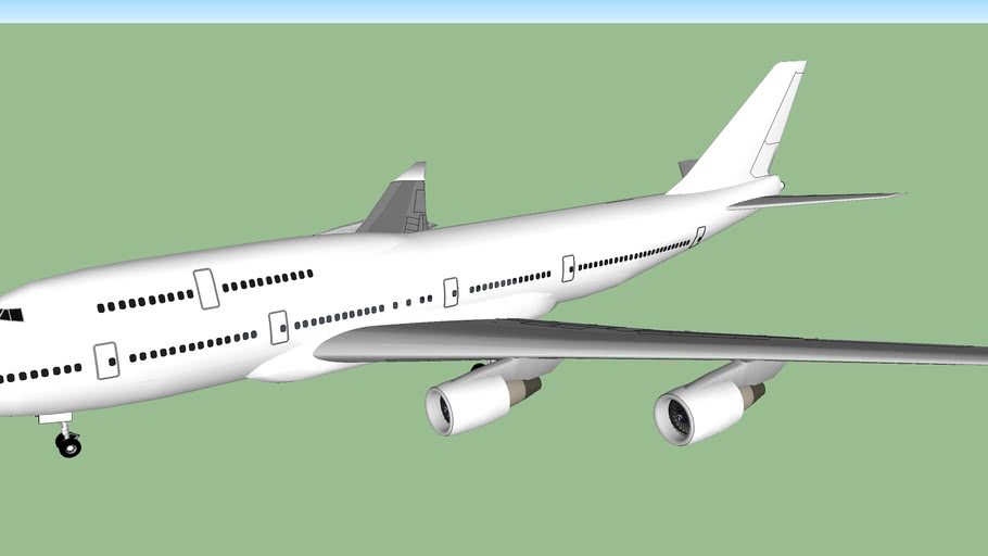 Template - Boeing 747-400 | 3D Warehouse