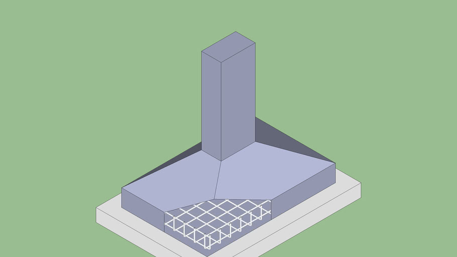 RCC Footing | 3D Warehouse